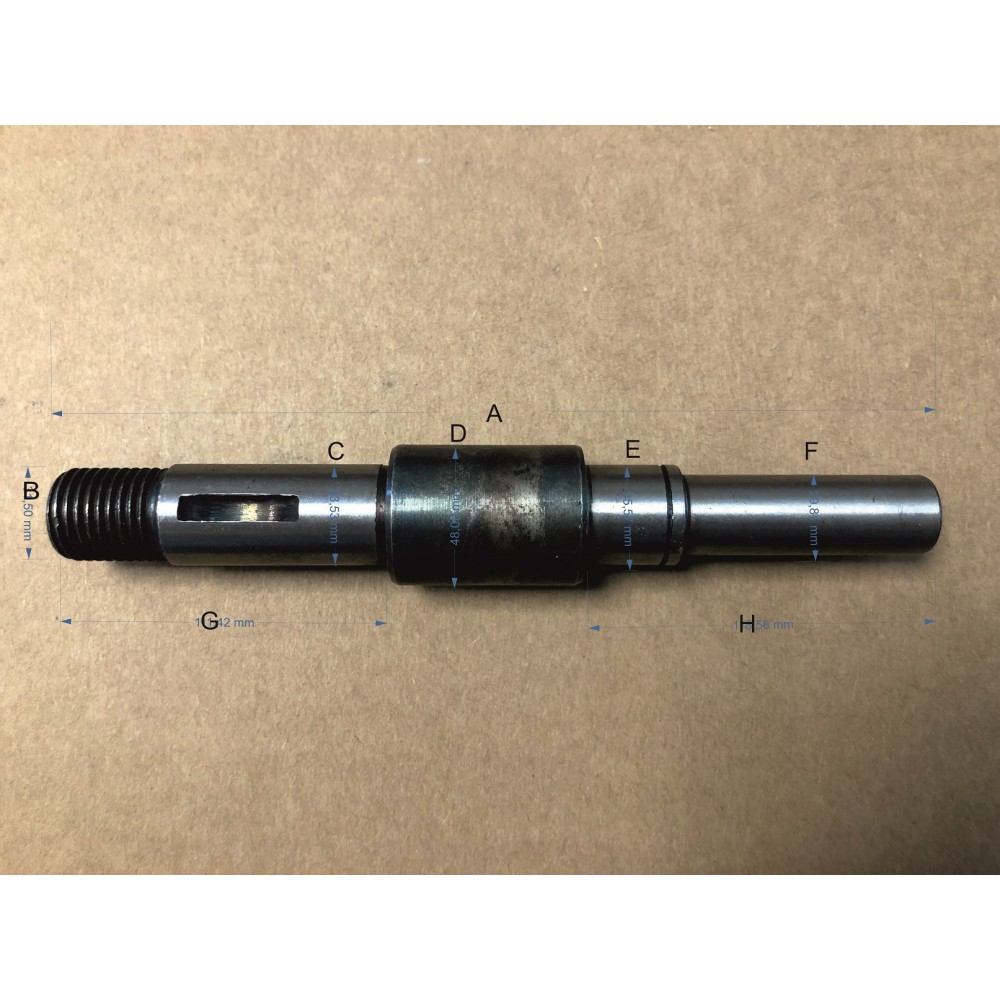 Water pump shaft KUBOTA